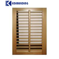 China KDSBuilding Modern Style  Windows Wooden Bathroom Louver Large Blind Window Louvers Window Sealed for sale