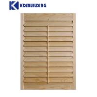 China KDSBuilding Modern Style  Windows Wooden Bathroom Louver Large Blind Window Louvers Window Sealed for sale