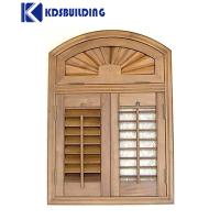 China KDSBuilding Modern Style  Windows Wooden Bathroom Louver Large Blind Window Louvers Window Sealed for sale