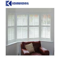 China KDSBuilding French Style Wood Jalousie Custom Design Insulated Wooden Shutter Casement Window for sale