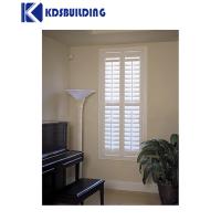 China KDSBuilding French Style Wood Jalousie Custom Design Insulated Wooden Shutter Casement Window for sale