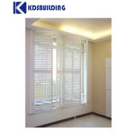 China KDSBuilding French Style Wood Jalousie Custom Design Insulated Wooden Shutter Casement Window for sale