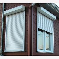 China KDSBuilding Hurricane Thermal One Piece Aluminum Roll Round Shutter Window for sale