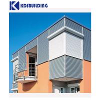 China KDSBuilding Hurricane Thermal One Piece Aluminum Roll Round Shutter Window for sale