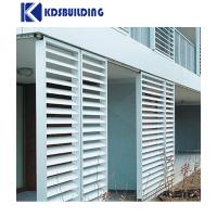 China Waterproof Vertical Louvered Shutters Functional External Aluminum Shutter for sale