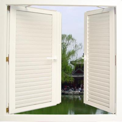 China KDSBuilding New Design Temperature French Exterior Aluminum Shutter Casement Window for sale