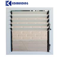 China Tempered Vertical Louvered Shutters Double Glazed Energy Saving Blind Shutter for sale