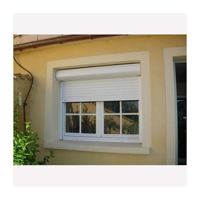 China Hurricane Impact Windproof Security Exterior Aluminum Manual Rolling Shutters For Luxury Bathroom for sale