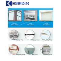 China China Wholesale Automatic Security  Hurricane Storm proof Aluminium Rolling Shutter Window Parts for sale