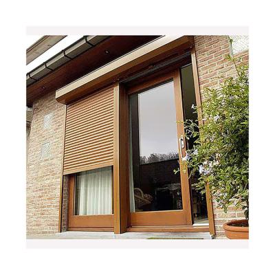 China Conceal Outdoor Security Roller Shutter, Door Set With Roller Shutter Heat Insulation Rolling Shutter Door for sale