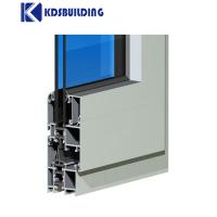 China KDSBuilding Hurricane Impact Thermal Break Design Triple Tempered Glass Sliding Doors for sale