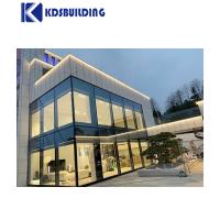 China KDSBuilding Perforate Aluminum Profile Frameless Metal Hidden Curtain Wall  Price Per M2 for sale