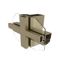 China KDSBuilding Energy Saving Waterproof Soundproof Aluminium Profile System Glass Curtain Wall for sale