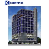 China Metal Skyscraper Aluminum Glass Curtain Wall Transparent 2.0-5.0mm for sale