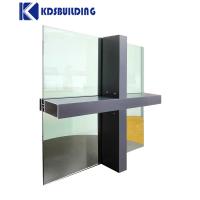 China Fiberglass Glass Building Curtain Wall Aluminum United Fire Rated Unitized System for sale