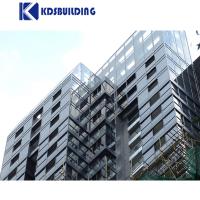 China Fiberglass Glass Building Curtain Wall Aluminum United Fire Rated Unitized System for sale