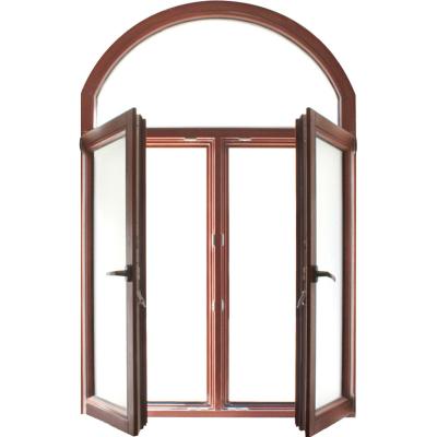 China KDSBuilding Timber Glazed Wooden Glass Wood Window Italian Style Custom Wood Windows With Lock for sale