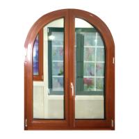 China KDSBuilding High Quality Hurricane Impact Tempered Glass Double Glazed Wooden Windows Balcony Oak Casement Window for sale