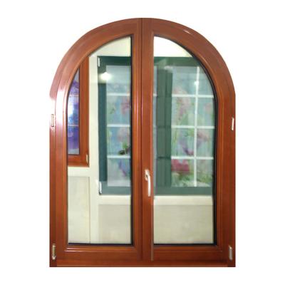 China KDSBuilding High Quality Hurricane Impact Tempered Glass Double Glazed Wooden Windows Balcony Oak Casement Window for sale
