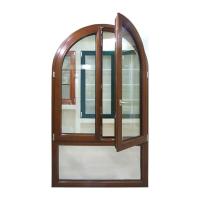 China KDSBuilding Half Circle Wooden Glass Wood Casement  Arch Windows Wood Sash Window for sale