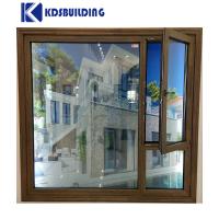 China KDSBuilding Hurricane Impact Casement Solid Series Door And Windows Teak Wooden Window for sale