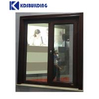 China KDSBuilding Hurricane Impact Casement Solid Series Door And Windows Teak Wooden Window for sale