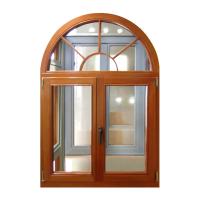 China KDSBuilding Round New Design Solid Series Door And Windows Arch Wooden Window  Design for sale