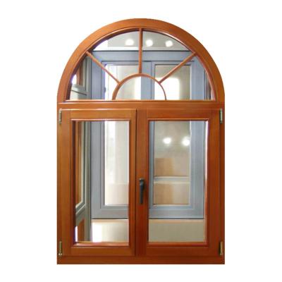 China KDSBuilding Round New Design Solid Series Door And Windows Arch Wooden Window  Design for sale