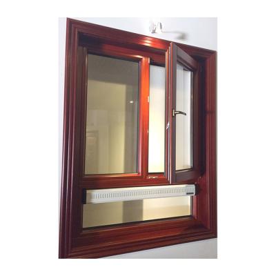 China KDSBuilding Vintage Windows Hurricane Impact Casement Wooden Window Solid Wooden Window With Fix Glass for sale