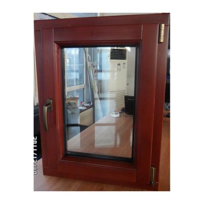 China KDSBuilding Residence Beautiful Hurricane Impact Casement Solid Series Wooden Window Quality Wood Windows for sale