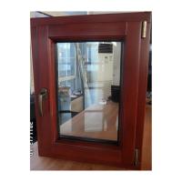 China KDSBuilding A Beautiful Hurricane Impact Casement Solid Series Door And Windows Wooden Window for sale