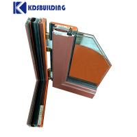 China KDSBuilding Quality Outward Opening Aluminum Wood composite Casement Window for sale