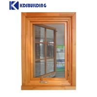 China KDSBuilding American Style Wooden Glass Window Hand Crank Windows  Solid Wooden Window European for sale