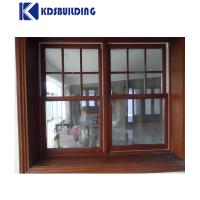 China KDSBuilding Sash Windows Double Wood Single Hung Windows With Double Glazed for sale