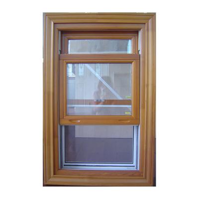 China KDSBuilding Timber Single Wooden Sash Wood Double Hung Window Solid Wooden Window European for sale