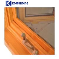China KDSBuilding Newest Style Double  Glazed Window Wood Crank Out Windows For Villa for sale