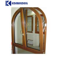 China KDSBuilding Double Glass Laminated Wooden Tilt And Turn Window With Germany Hardware Round Wood Window for sale