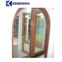 China KDSBuilding Double Glass Laminated Wooden Tilt And Turn Window With Germany Hardware Round Wood Window for sale