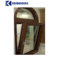 China KDSBuilding Double Glass Laminated Wooden Tilt And Turn Window With Germany Hardware Round Wood Window for sale