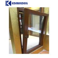 China Antique 3 Glass Sunroom Wooden Frame casement Thermally Broken Windows Tilt And Turn Window for sale