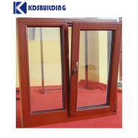 China Antique 3 Glass Sunroom Wooden Frame casement Thermally Broken Windows Tilt And Turn Window for sale