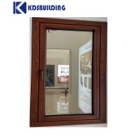 China China Solid Windows And Door Manufacture Hurricane Rated Double Entry Commercial Real Wooden Window for sale