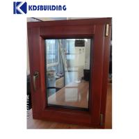 China China Solid Windows And Door Manufacture Hurricane Rated Double Entry Commercial Real Wooden Window for sale