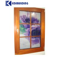 China Aluminum Windows Alloy Crank Handle Double Trade Casement Window With Burglar Proof for sale
