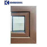China KDSBuilding Sound Proof Aluminum Clad Wood Window with Double Glazed Glass alloy Doors and Windows Thermal Break Vertical for sale