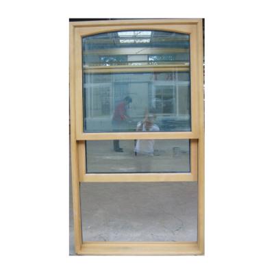 China KDSBuilding Best America Style Waterproof Soundproof Wooden Sash Wood Double Hung Windows for sale