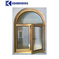 China Modern Wood Casement Windows Traditional Swing Double Glaze Timber Window for sale