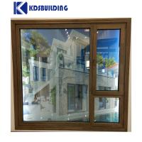 China Residential Casement Wooden Window Traditional Black Swing Out Window for sale