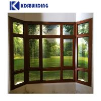 China Residential Casement Wooden Window Traditional Black Swing Out Window for sale