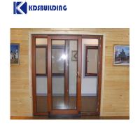 China KDSBuilding Manufacturer Timber Solid Wood Frame Lift And Sliding Door With Glass for sale